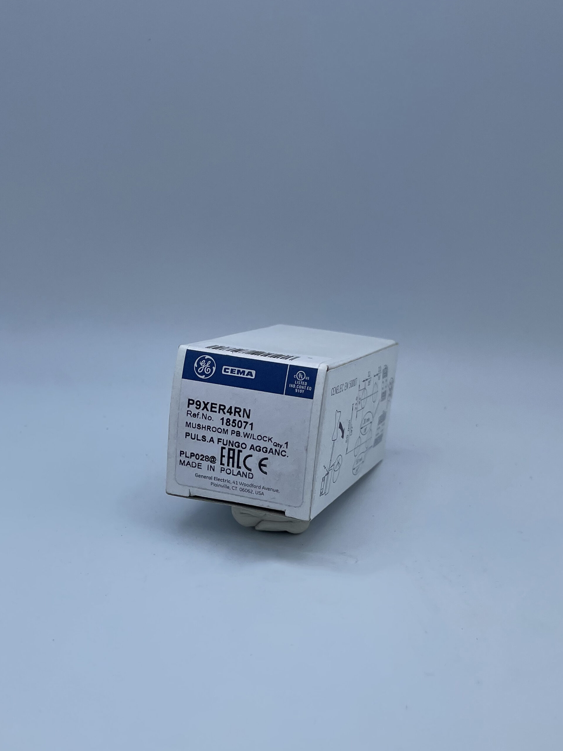 GE General Electric P9XER4RN Emergency Stop Push Button - Essential ...